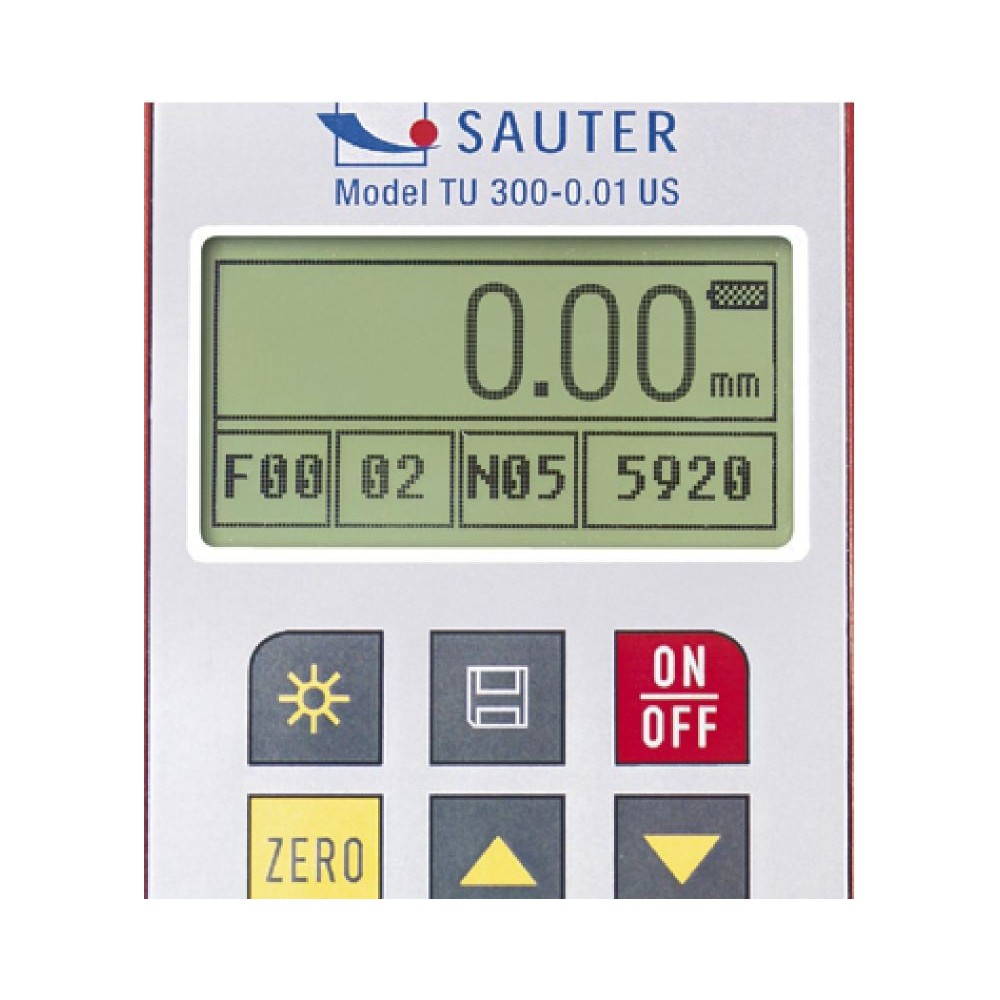 Ultrasonic thickness gauge SAUTER TU 80-0.01US with calibration option