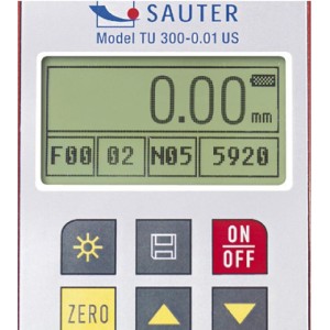 Ultrasonic thickness gauge SAUTER TU 80-0.01US with calibration option
