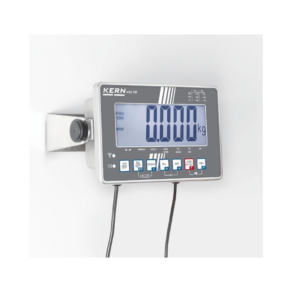 Platform scale KERN IXS 6K-4 with stainless steel display device IP68