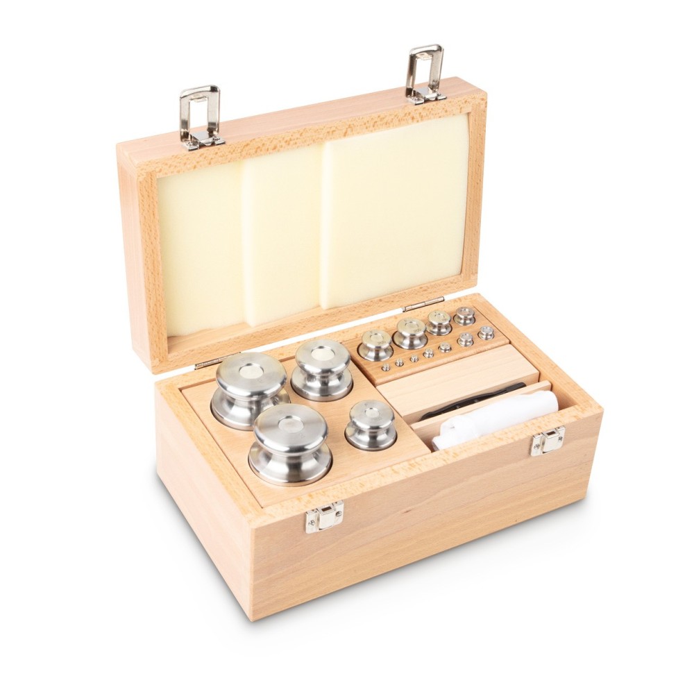 Calibration weights Set 1g - 2 kg class OIML F2 / ASTM 4