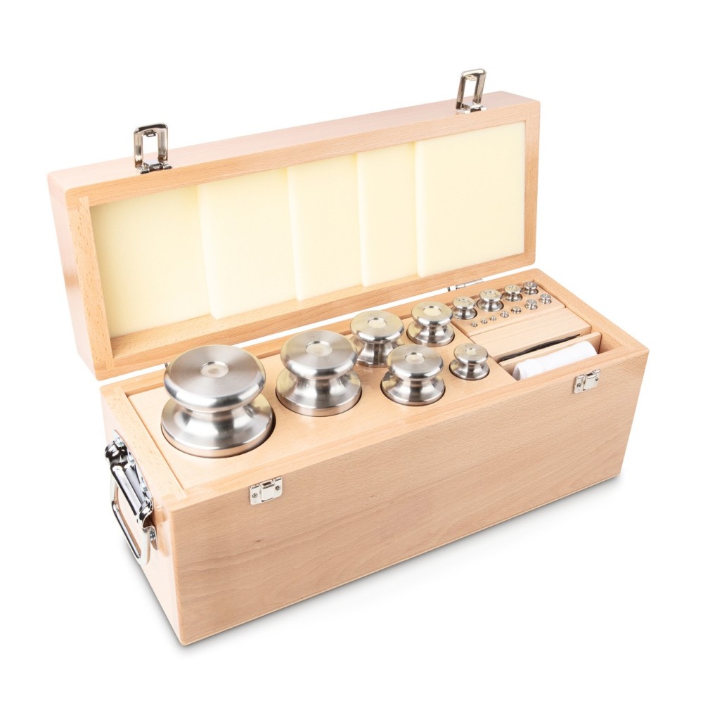 Calibration weights Set 1g - 10 kg class OIML F2 / ASTM 4